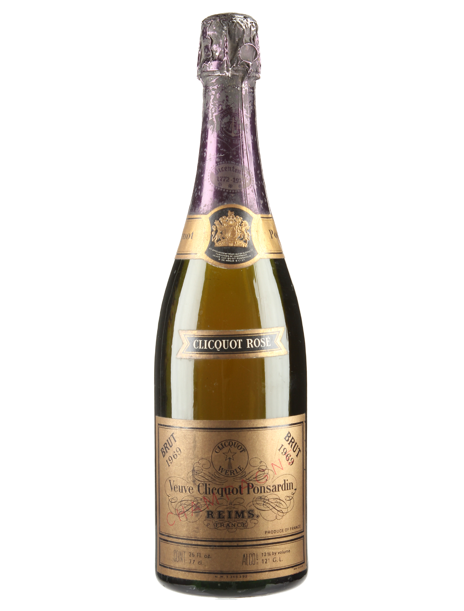 Champagne Brut Rosé Veuve Clicquot Ponsardin - ARVI SA –The Swiss vault ...